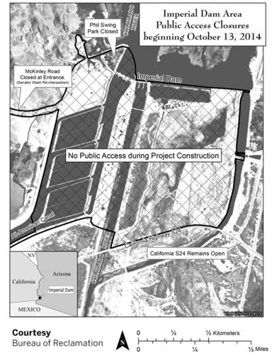 Imperial Dam access to be restricted due to upgrades | Water and Power ...