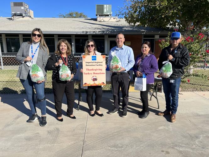 Imperial Regional Detention Facility donate turkeys to Calexico ...