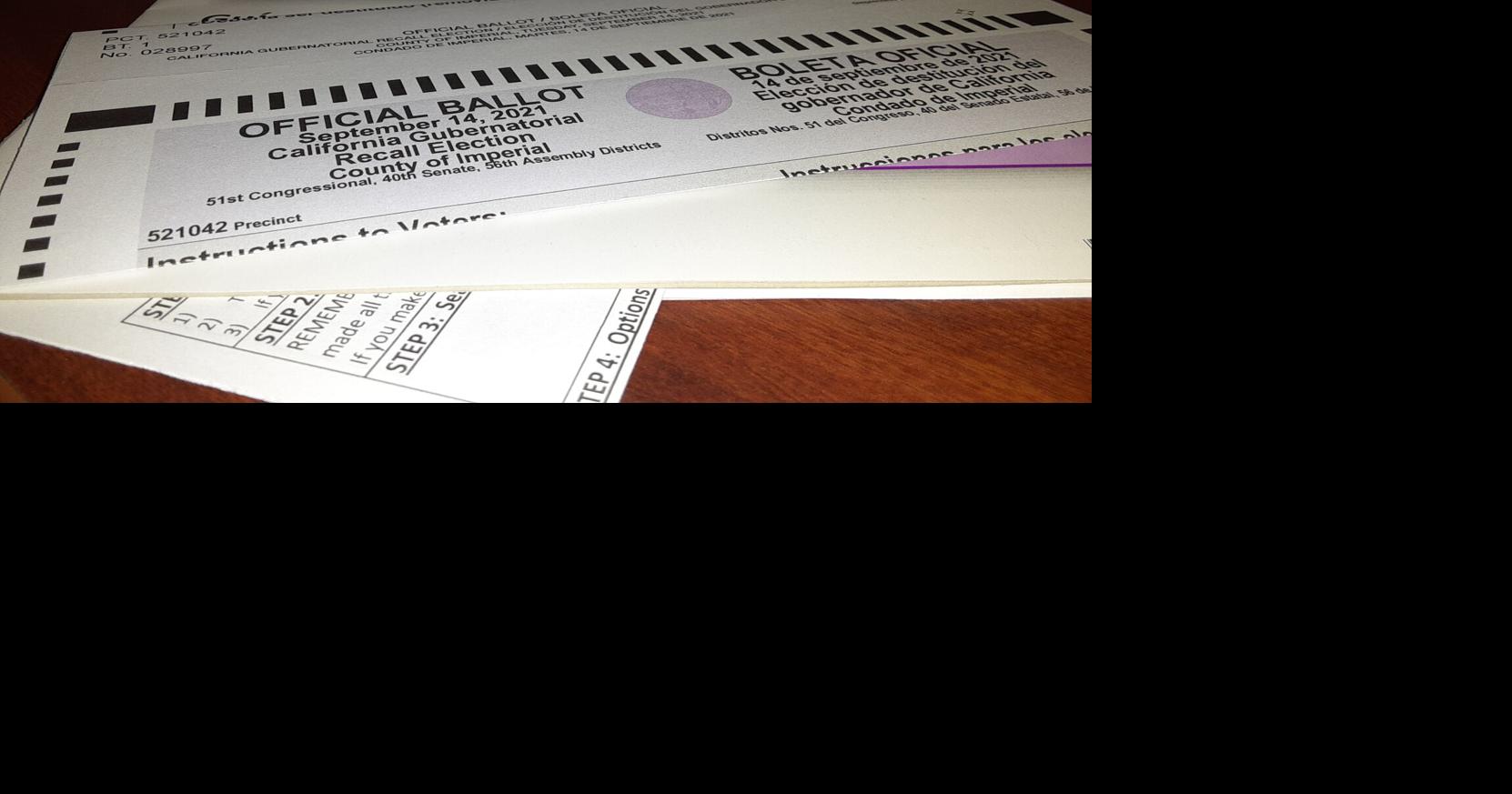 Ballots for the November 4th statewide special election to be mailed ...