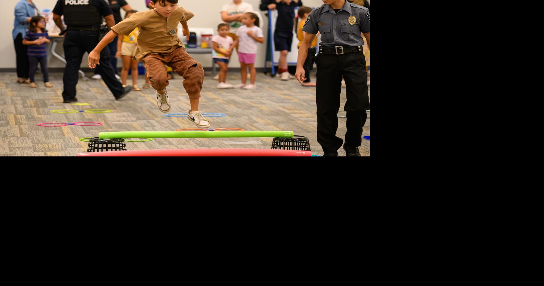 Kids N' Cops: Outreach held with Obstacle Course at Library | Local ...