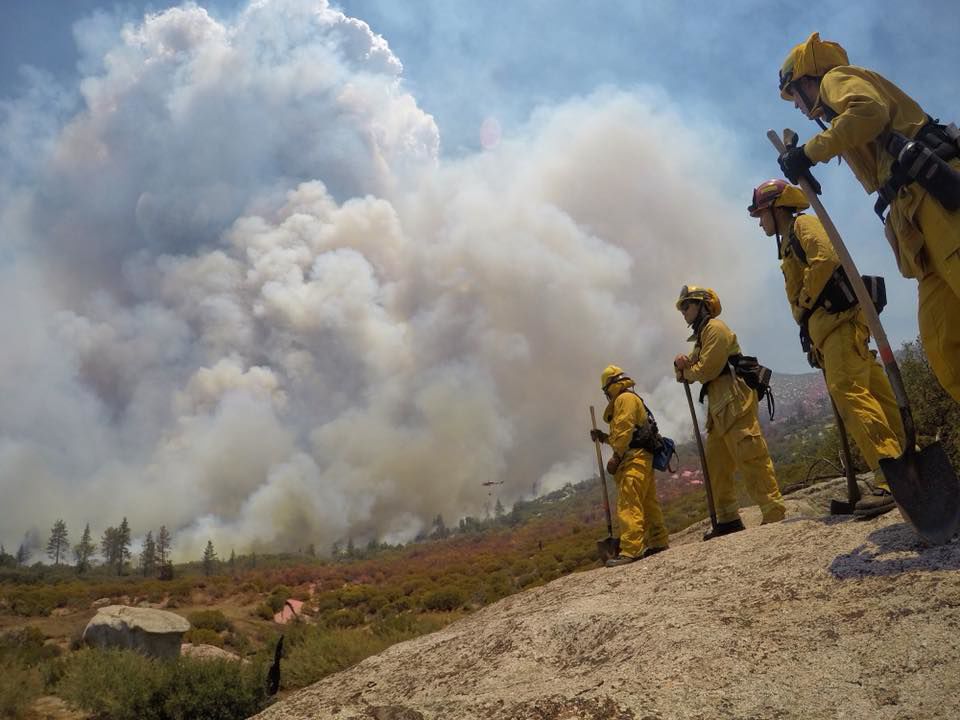 Imperial County firefighters on frontlines of Mendocino Complex fires ...
