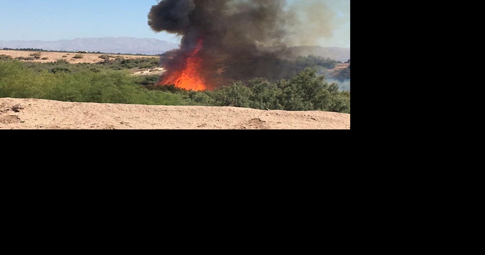 Large fire burns west of Heber | Local News | ivpressonline.com