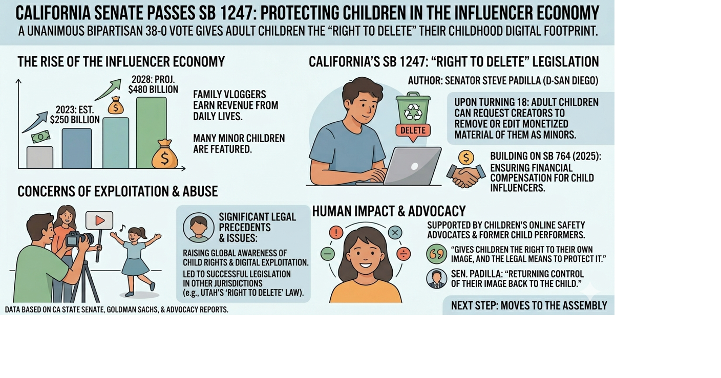 California Senate passes ‘right to delete’ bill to protect children of ...