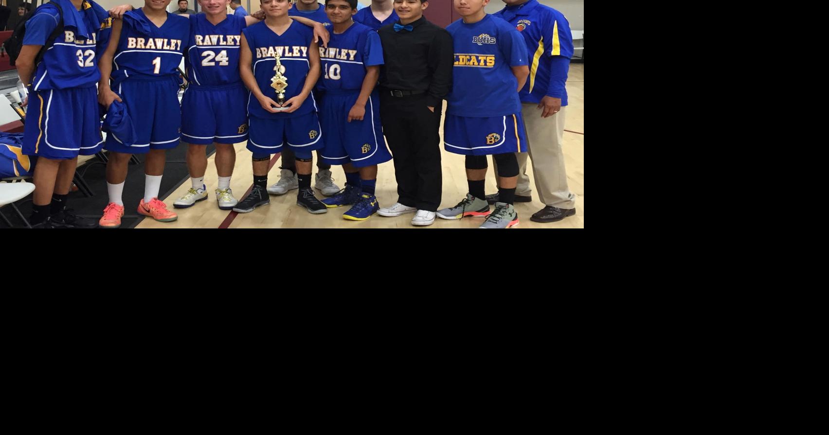Brawley Union High School’s junior varsity basketball team places ...