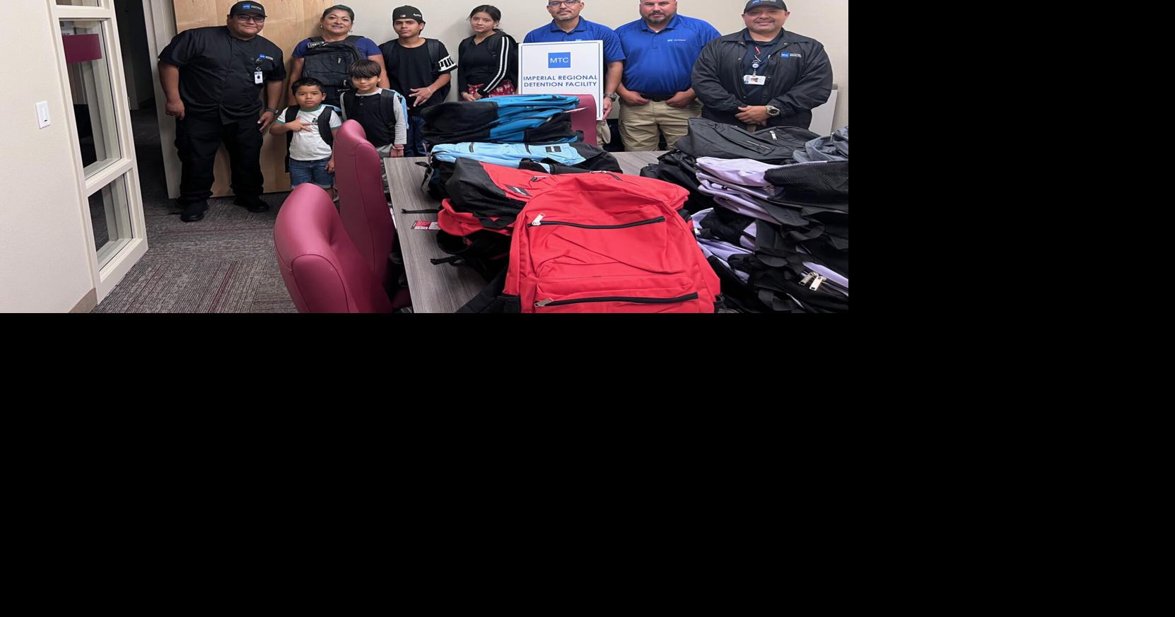 Imperial Regional Detention Facility donates backpacks to Calexico ...