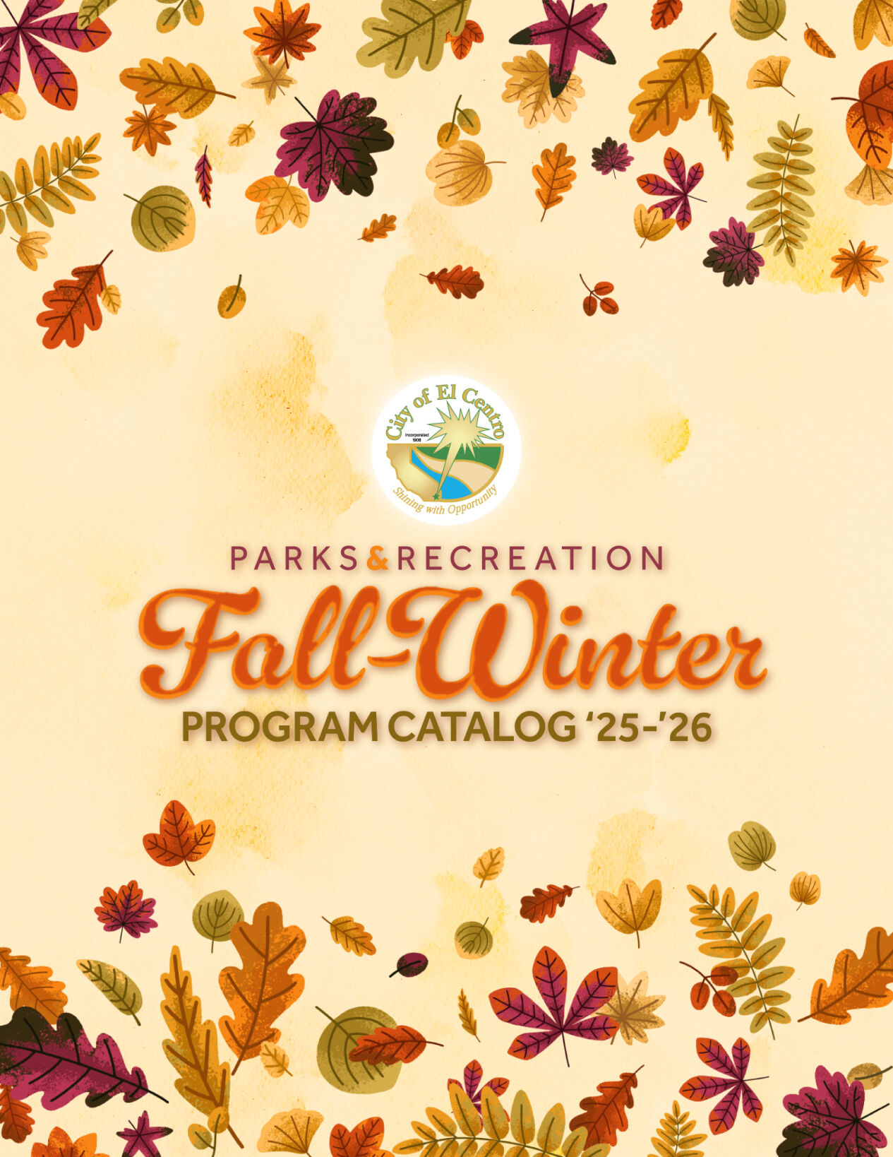 City of El Centro Releases 2025–2026 Fall–Winter Program Catalog | News ...