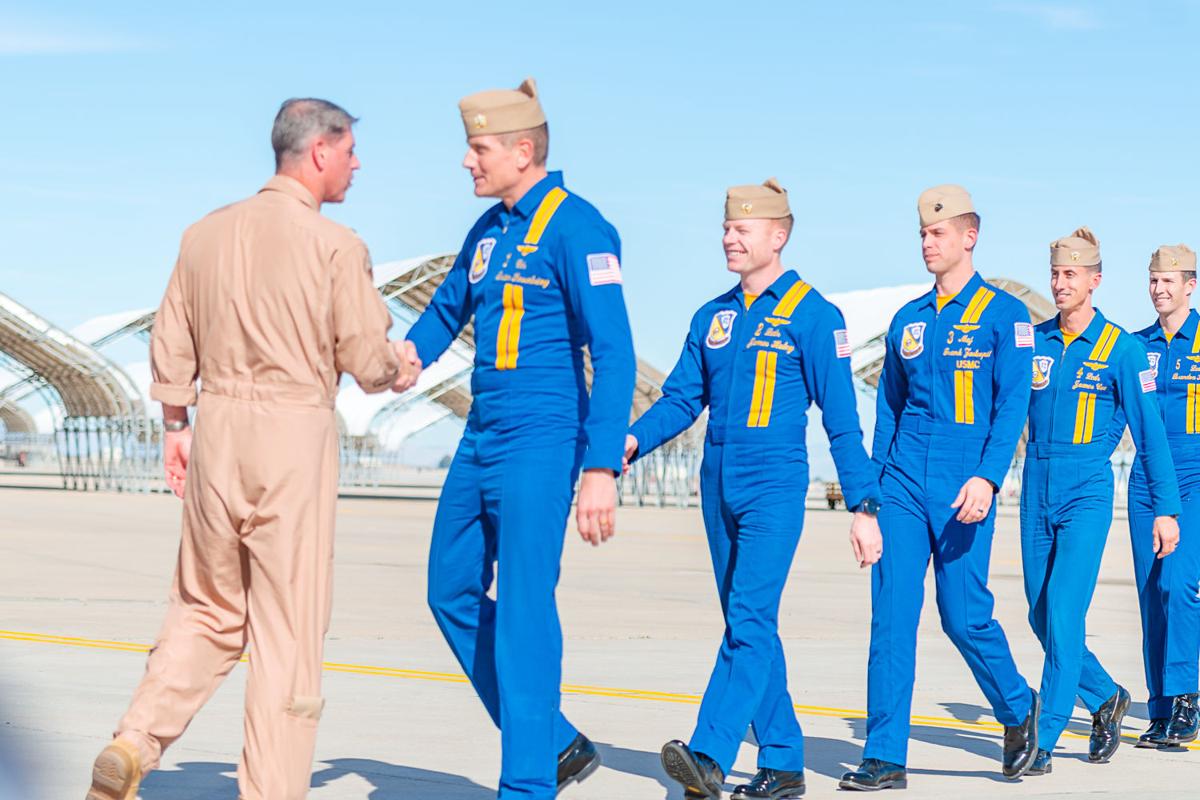 Blue Angels land in NAFEC to begin winter training | Local News ...