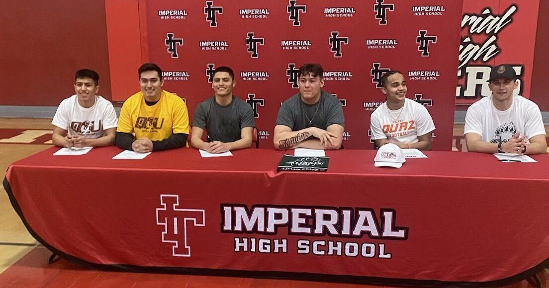 Six Imperial Tigers sign football letters of intent | Sports ...