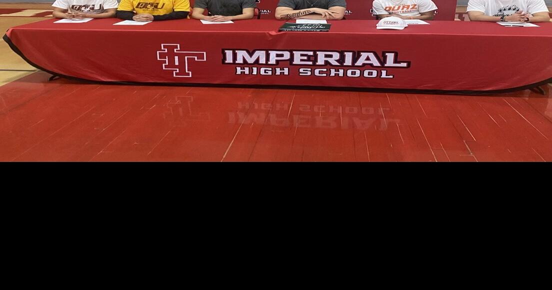 Six Imperial Tigers sign football letters of intent | Sports ...