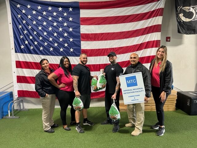 Imperial Regional Detention Facility donate turkeys to Calexico ...