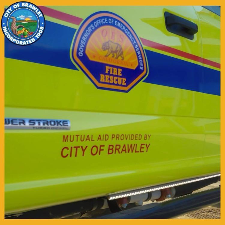 Brawley Fire provided with new fire engine by CalOES | Local News ...
