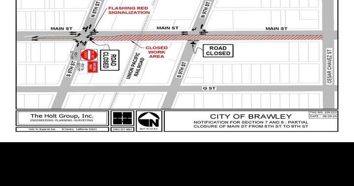 Main Street and 9th Street one-month intersection closure begins today ...