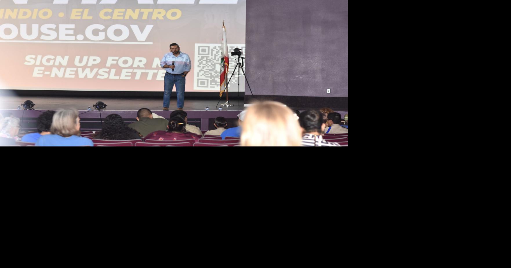 Congressman Raul Ruiz addresses constituents in El Centro town hall ...