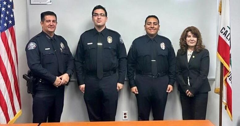 Calexico Police welcomes two new team members, promotes two | Featured ...