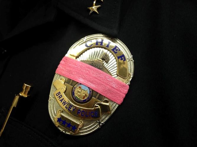 Brawley police, firefighters sport pink for cancer | Local News ...