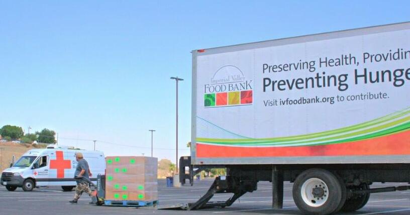 IV Food Bank, Quechan Indian Tribe supply food boxes to Winterhaven ...