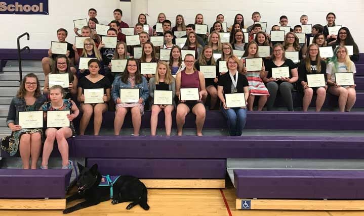 Kiel Middle School awards presented | Archives | iwantthenews.com