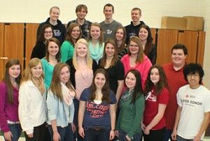 Students recognized at the National Honor Society induction ceremony ...