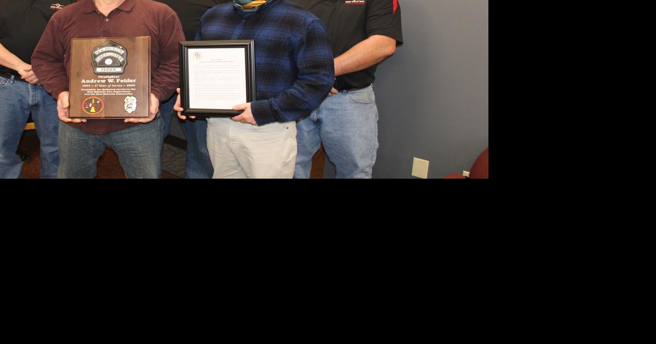Andy Feider honored by New Holstein Fire Department, City of New ...