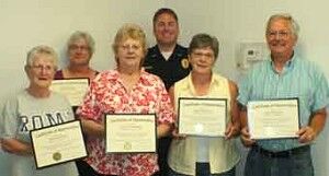 Chilton Police Chief Craig Plehn recognizes the city's crossing guards ...