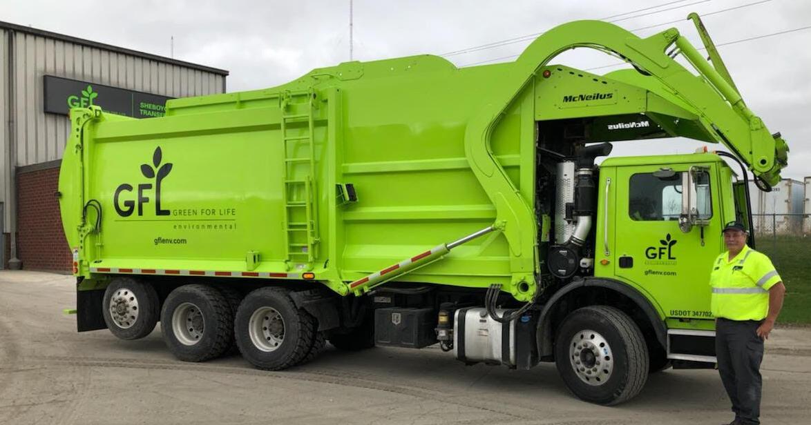 Behind wheel of big green trucks of GFL | Local News | iwantthenews.com
