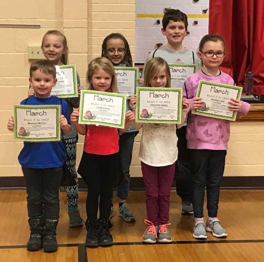 March Students of the Month for New Holstein Elementary School ...