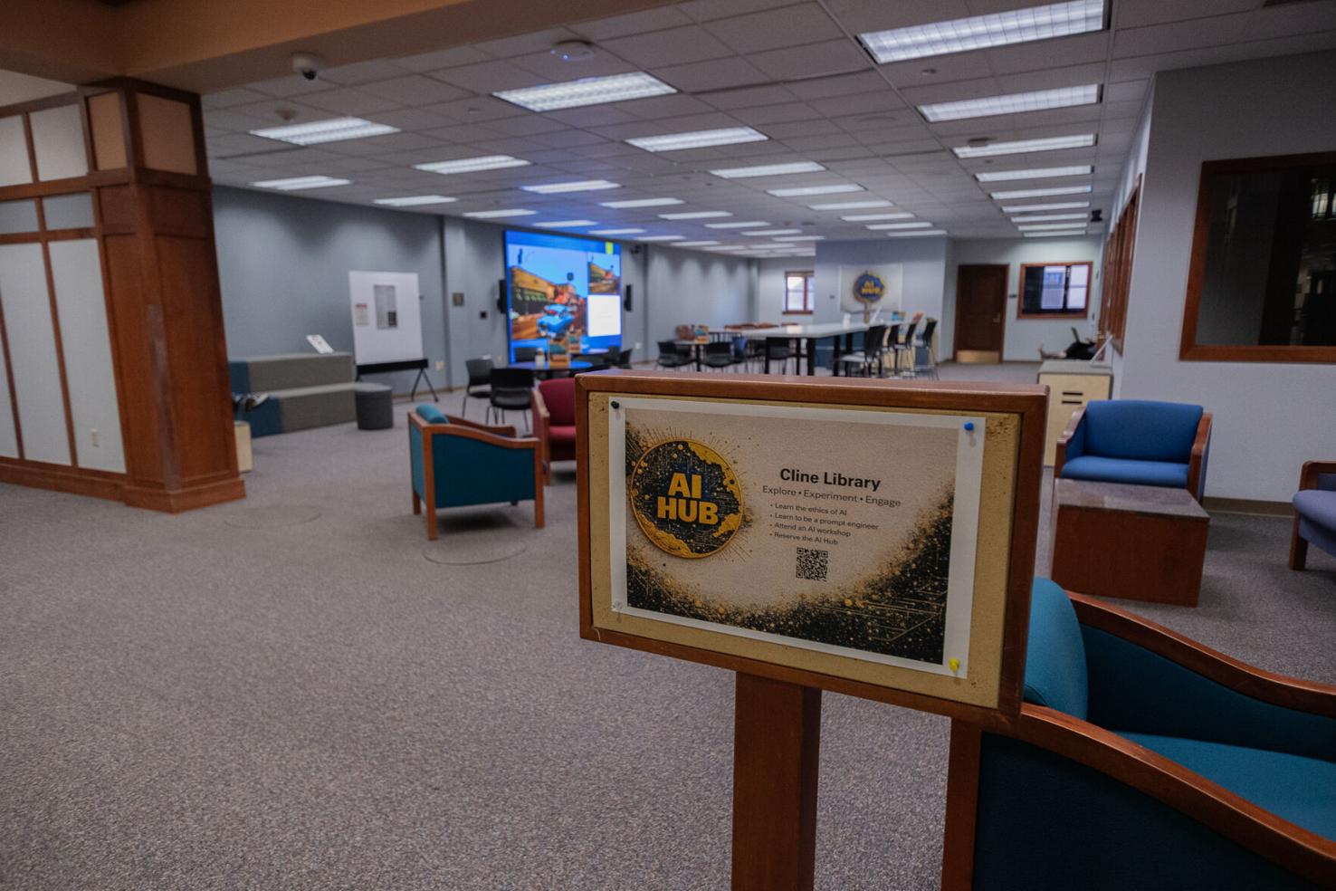 Cline Library unveils designated AI workspace | News | jackcentral.org