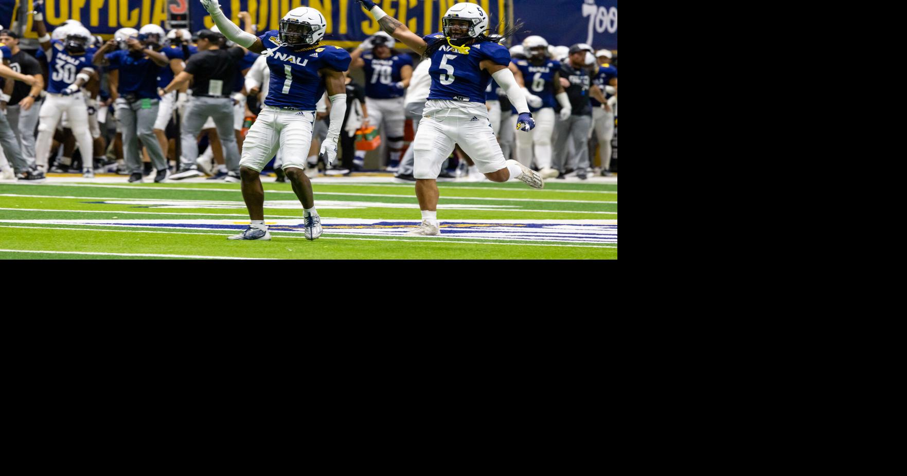 NAU football surprises, defeats Weber State 27-10 to claim Red Rock ...