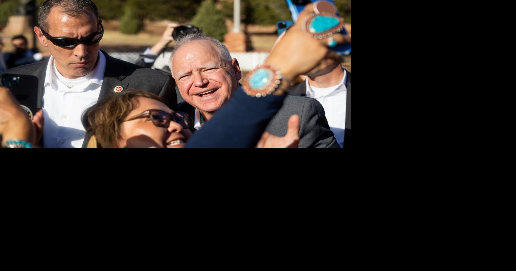 Vice presidential candidate Tim Walz visits Window Rock | News ...