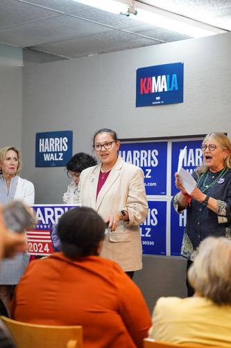 Gwen Walz speaks at Mayan Winds Coffee Emporium | News | jackcentral.org