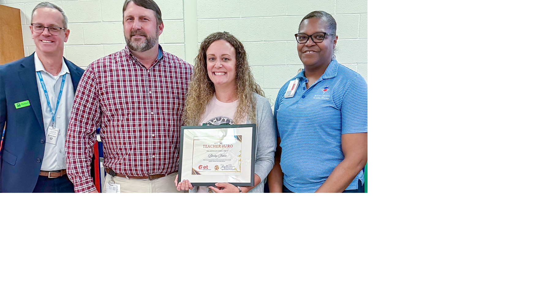 Irvin is 2025 Teacher Hero Award winner | News | jacksonprogress-argus.com