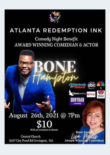 Special comedy night on Aug. 26 will benefit Atlanta Redemption Ink ...