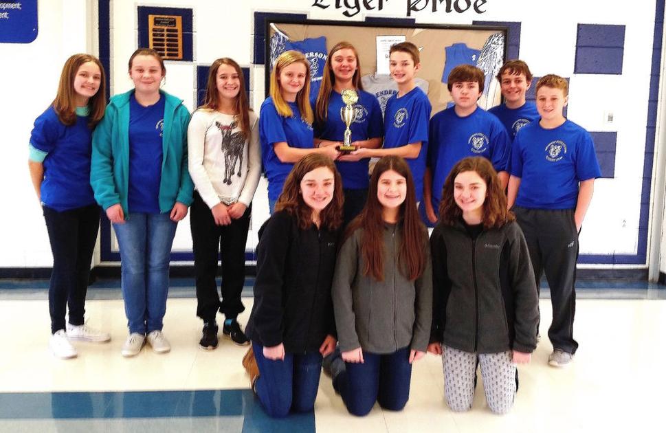 Henderson Middle School academic team ties for third in region | Local ...