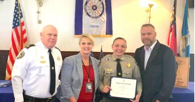 Butts County Sheriff's Deputy Kayla Evans receives DAR Women in ...