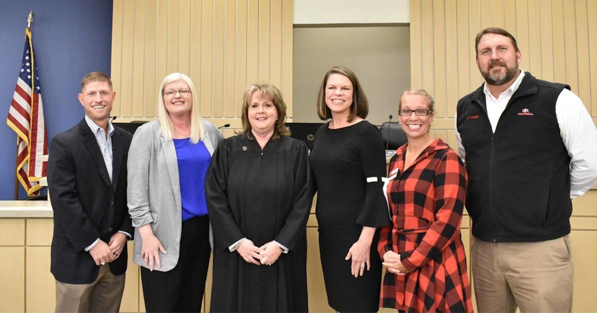 New Butts County Board of Education members sworn into office | News ...