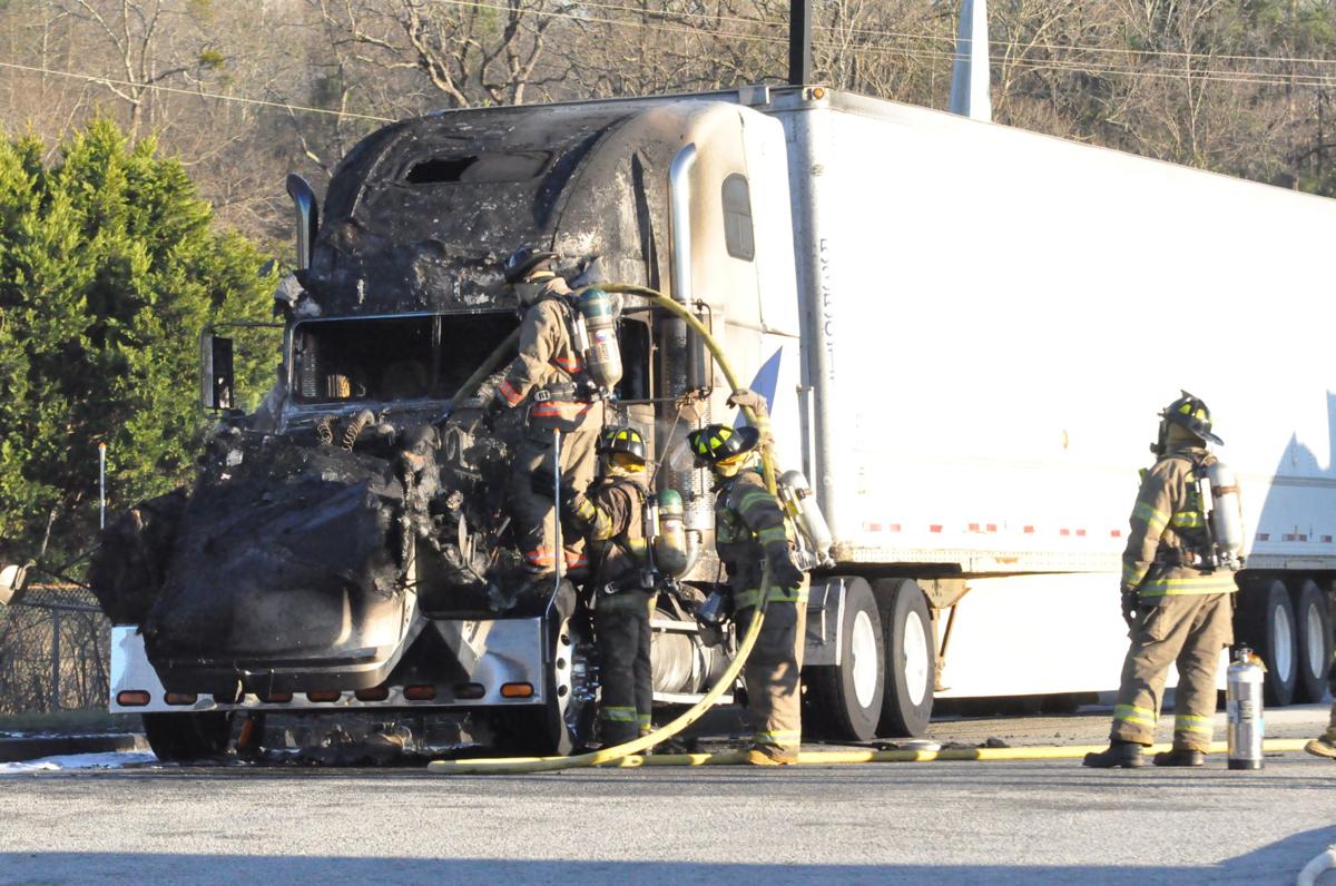 VIDEO: Tractor-trailer destroyed in fire | Local News | jacksonprogress ...