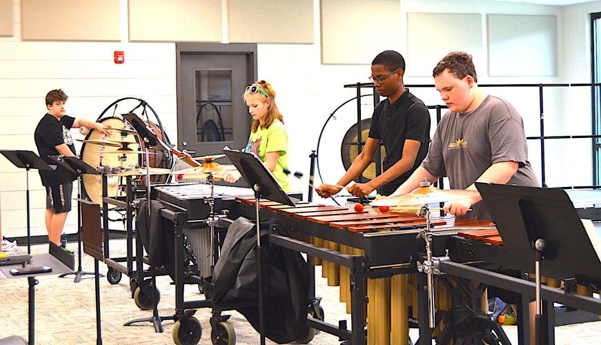 Red Regiment band campers enjoy new high school music facilities ...