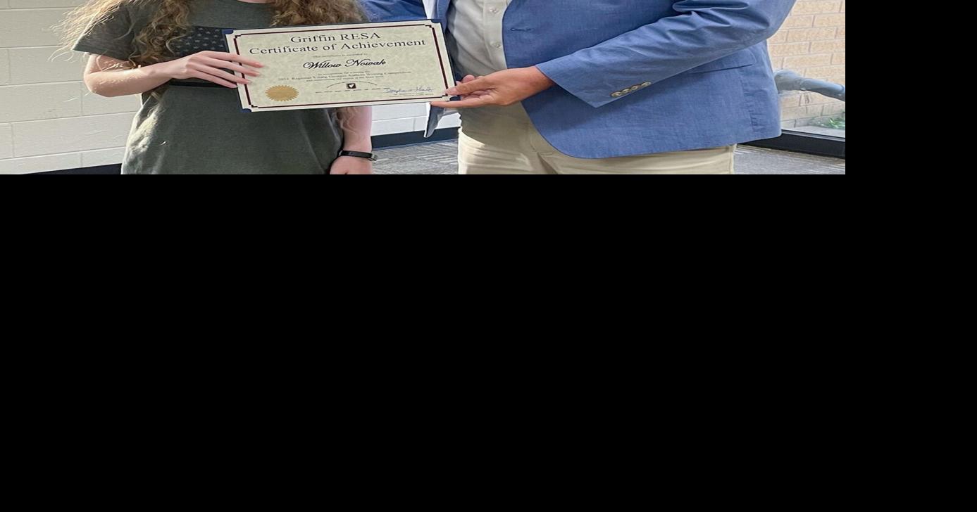 Willow Nowak wins regional Young Georgia Authors Writing Competition ...