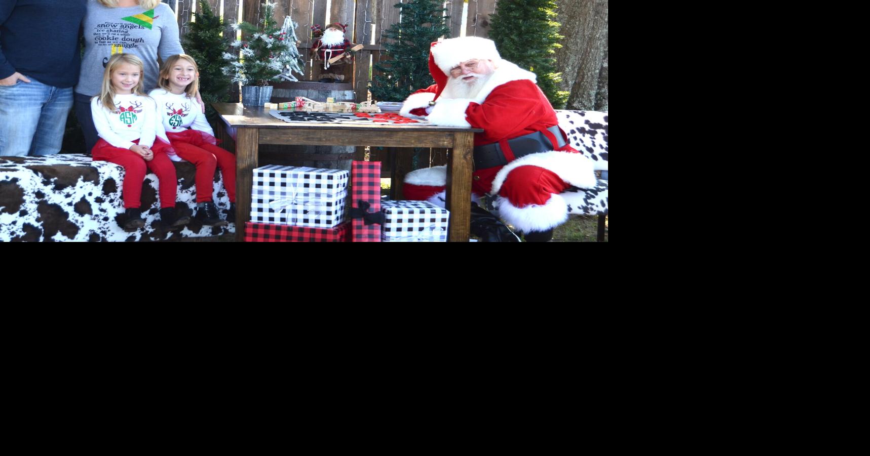 Children visit with Santa Claus at Christmas at the Ranch | News ...