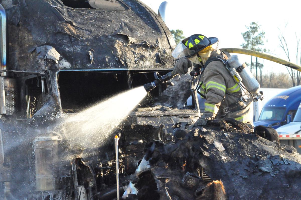 VIDEO: Tractor-trailer destroyed in fire | Local News | jacksonprogress ...