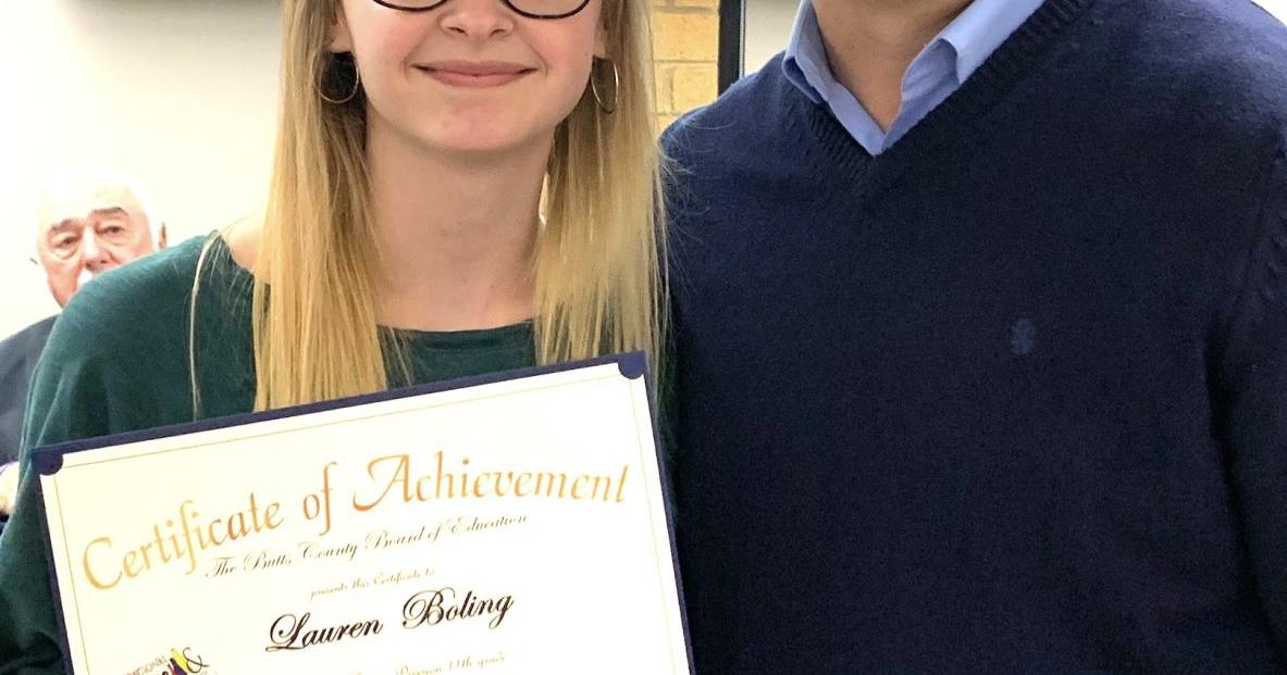 Lauren Boling of JHS wins 1st Place at Griffin RESA Regional Science ...