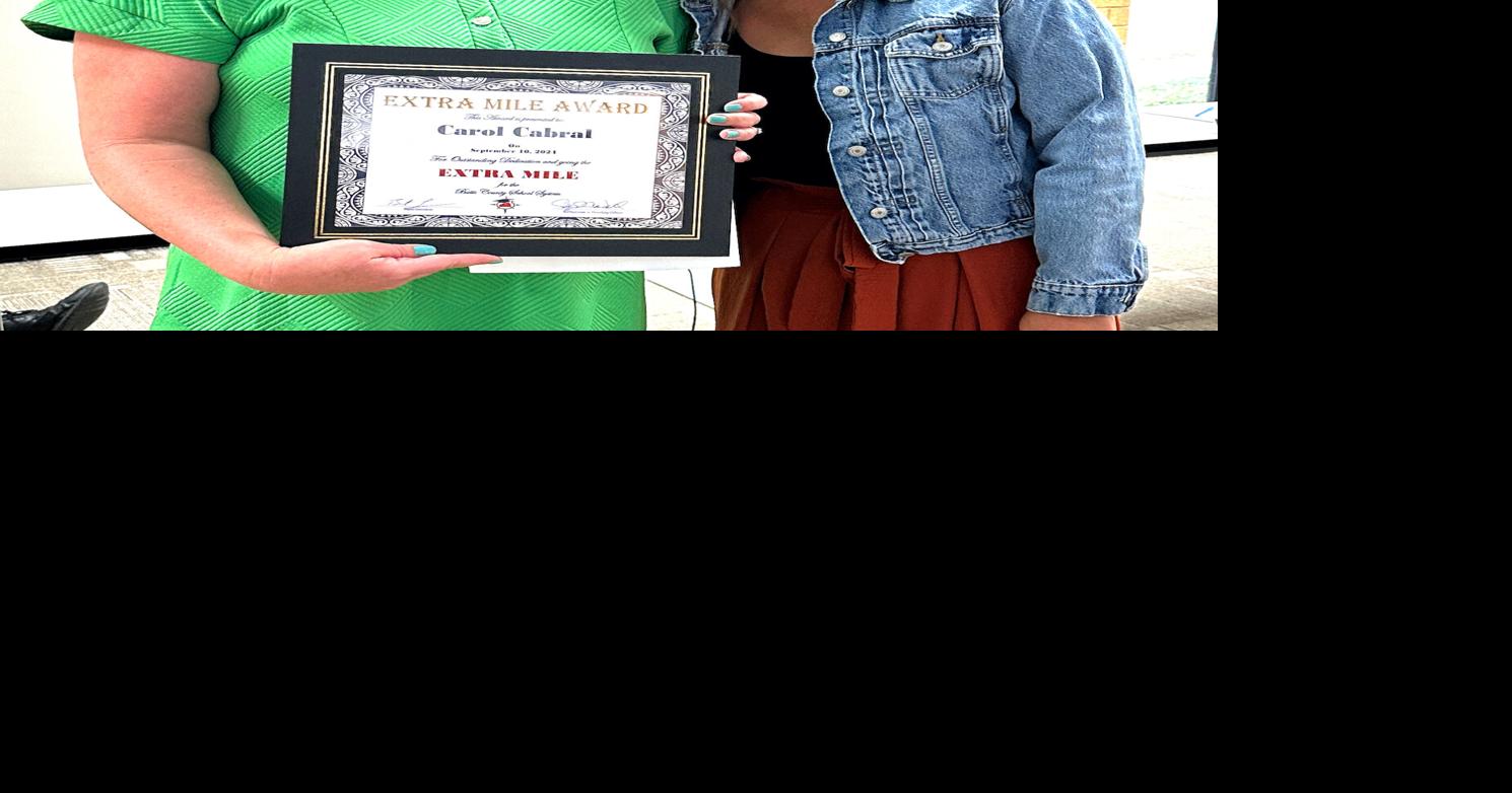 Caldwell and Cabral are August Extra Mile Award winners | News ...