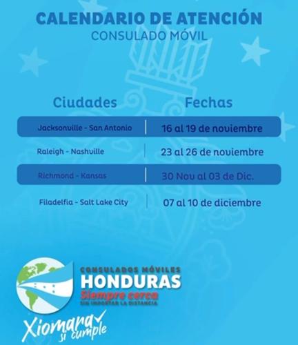 Cancillería de Honduras anuncia consulados móviles y precio de ...