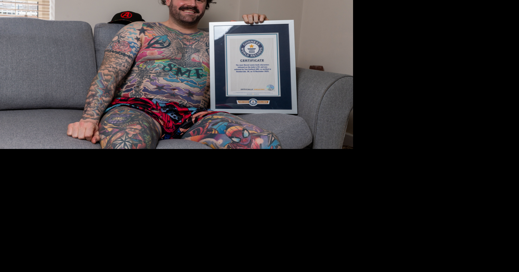 Man breaks world record for having most Marvel comic tattoos | Noticia ...