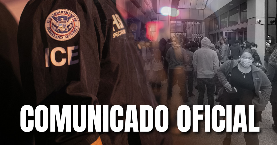 Declaración oficial de ICE anuncia cambios en el sistema de citas ...