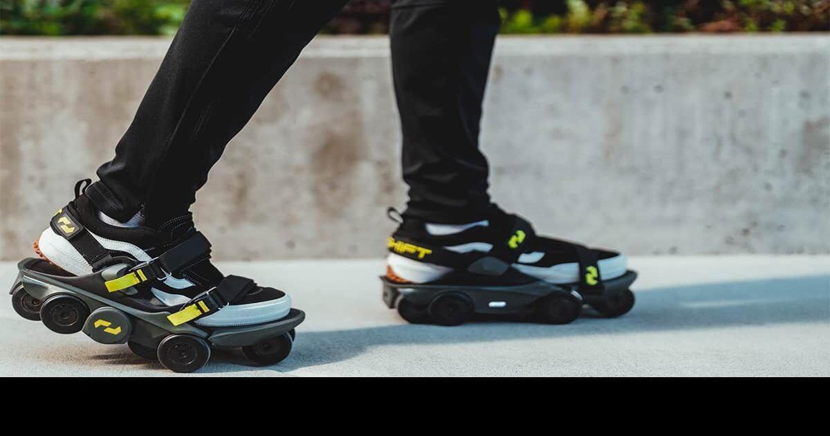 Zapatos eléctricos con ruedas que utilizan inteligencia artificial ...