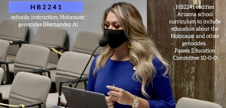 Hernandez wears special gift to reintroduce bill | Community | jewishaz.com