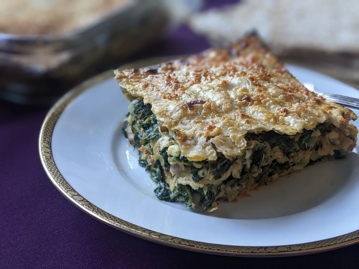Sephardic Matzah Spinach Pie recipe | Families & Lifestyles | jewishaz.com