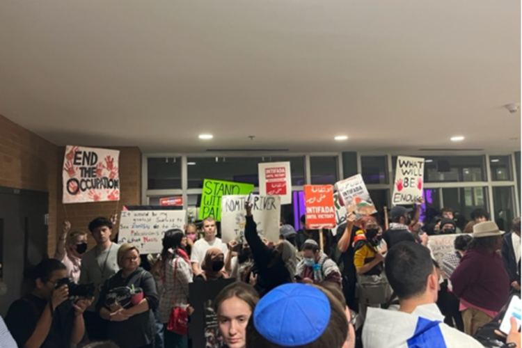 BDS protests end ASU student government meeting, cause fear among ...
