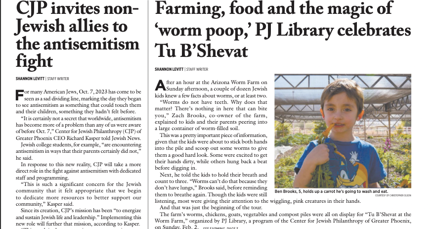 Jewish News, February 21, 2025 | Edition | jewishaz.com